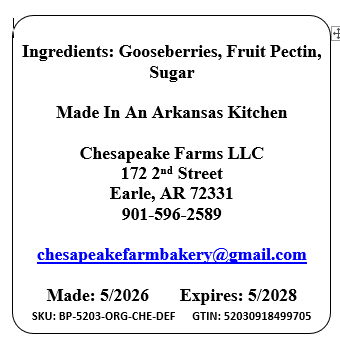 Organic Arkansas Gooseberry Jam – Small‑Batch Tangy Spread - Chesapeake ...